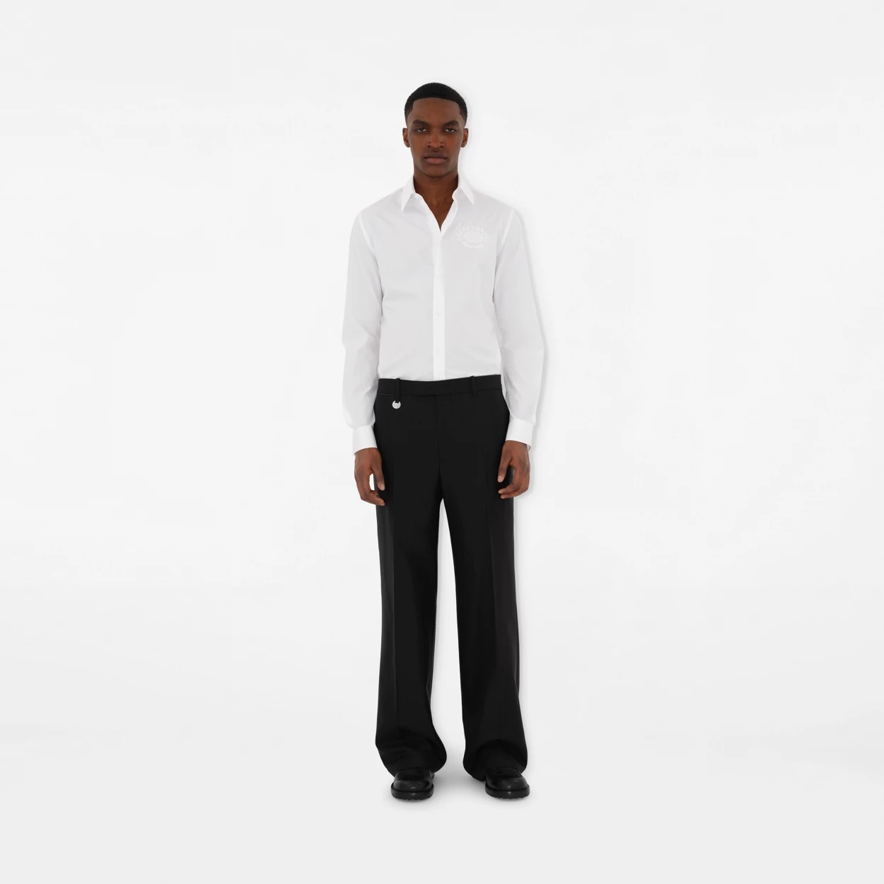 BURBERRY Burberry EKD-Embroidered Long Sleeved Shirt